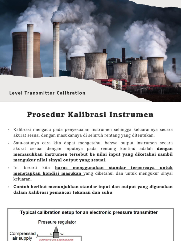 #04 Kalibrasi Level Transducers | PDF