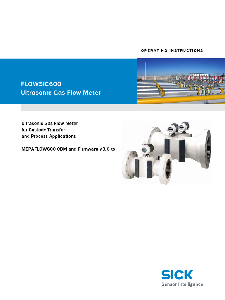 Operating Instructions Flowsic600 Ultrasonic Gas Flow Meter en ...