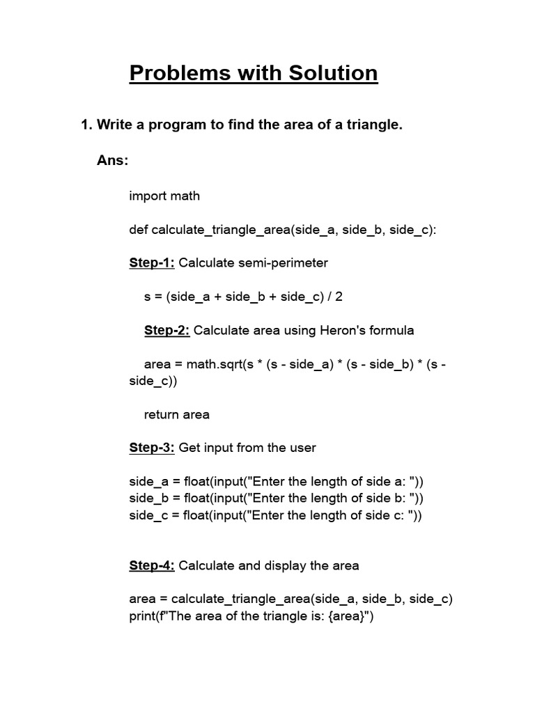 Python Programming Tasks | PDF