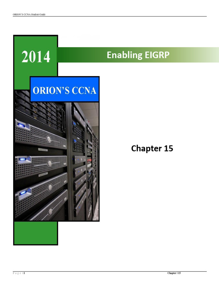 CCNA Chapter 15 | PDF | Routing | Networking Standards