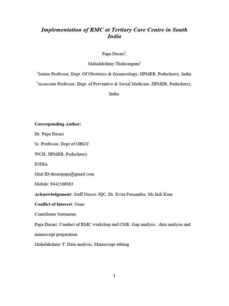 Manuscript RMC | PDF