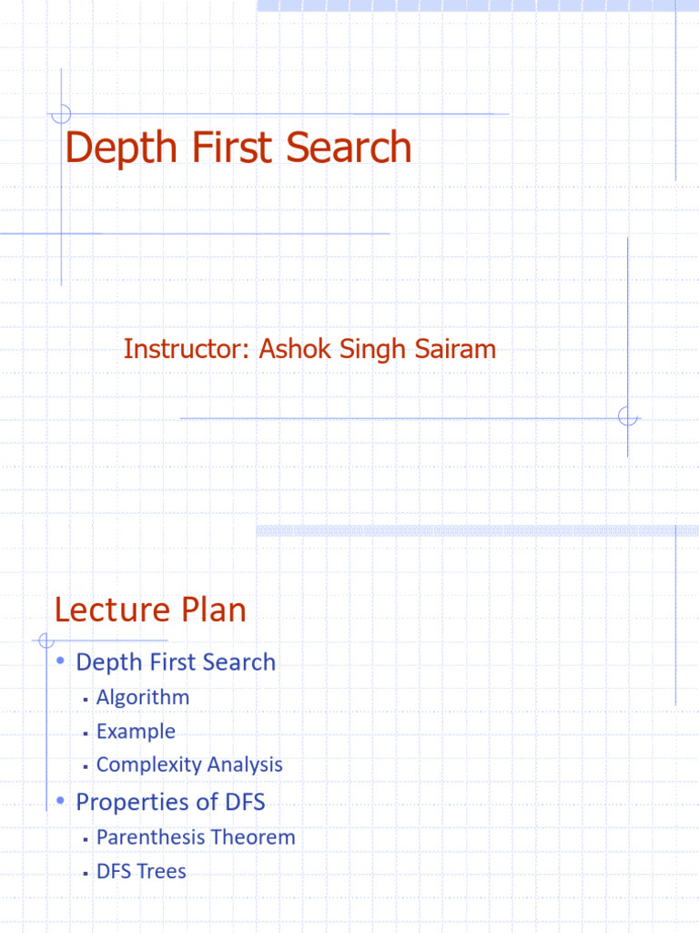L30 DFS | PDF | Algorithms | Algorithms And Data Structures