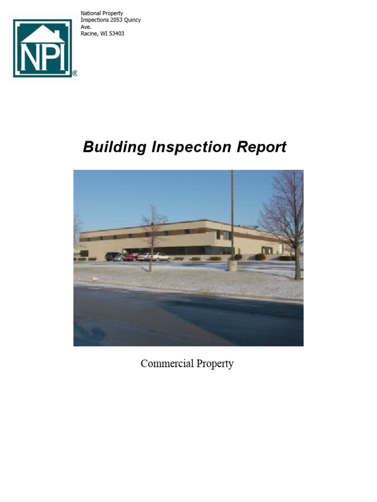Building Inspection Report | PDF