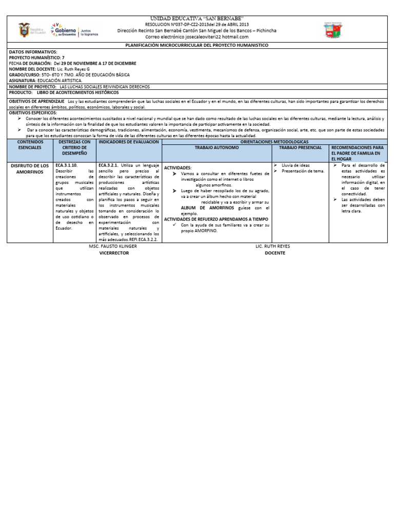 Proyecto 7 Eca (5to 6to y 7mo. Semana 3 | PDF