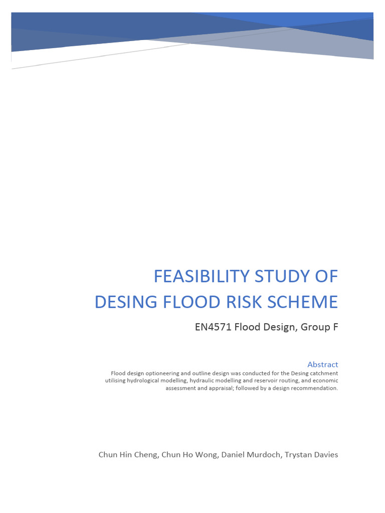 Flood Design Group F | PDF | Flood | Surface Runoff