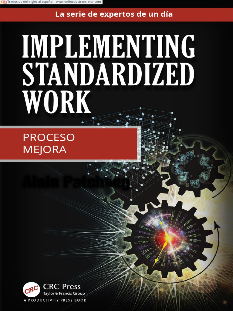Implementing Standardized Work - Process Improvement - Es | PDF ...