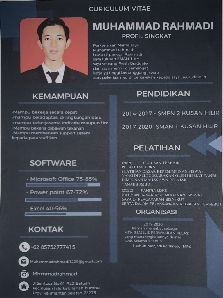 Muhammad Rahmadi - CV | PDF