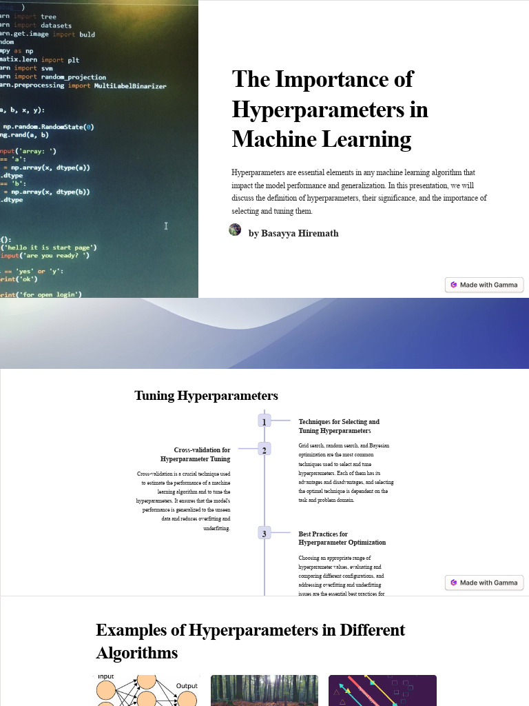 Importance of Hyperparameter Tuning | PDF | Systems Theory | Applied ...