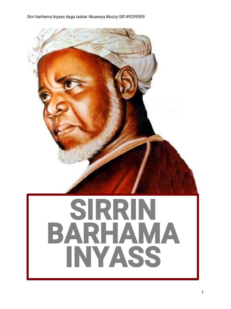 Sirrin Barhama Inyass | PDF