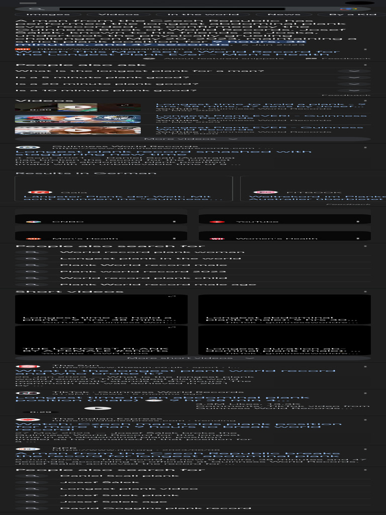 Longest Plank - Google Search | PDF