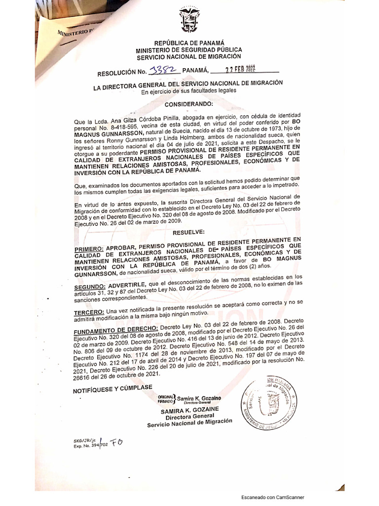 Resolución Bo Magnus | PDF