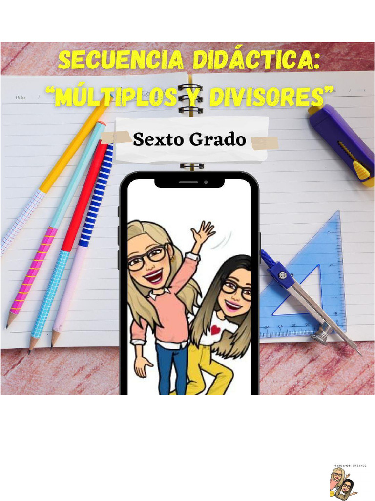 Secuencia Didáctica. Múltiplos y Divisores. 6to Grado | PDF | Matemáticas | Conocimiento
