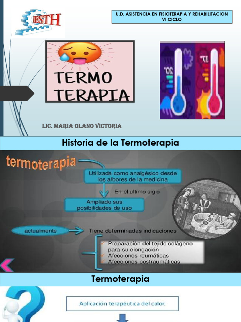 Beneficios y Aplicaciones de la Termoterapia | PDF