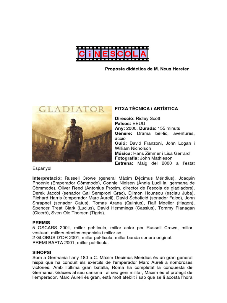 Gladiator | PDF