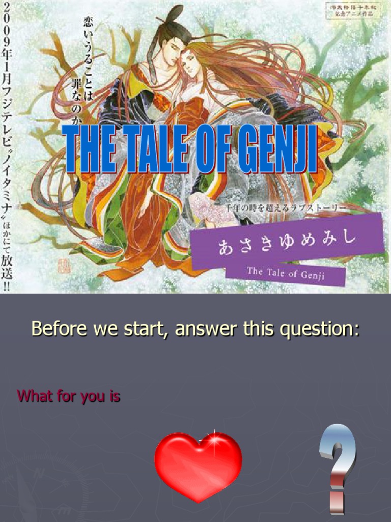Hikaru Genji's Romantic Journey | PDF | General Fiction