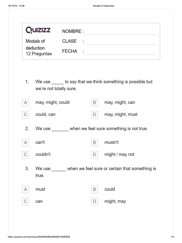 Modals of Deduction | PDF