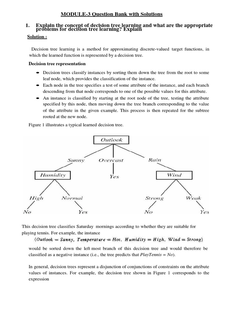 Mod 3 AIML QB With Answers | PDF | Statistical Classification | Cognitive Science