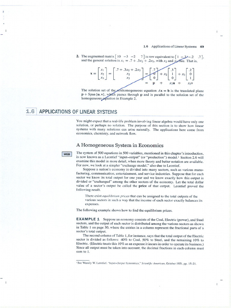 Applications of Linear Systems in Economics | PDF