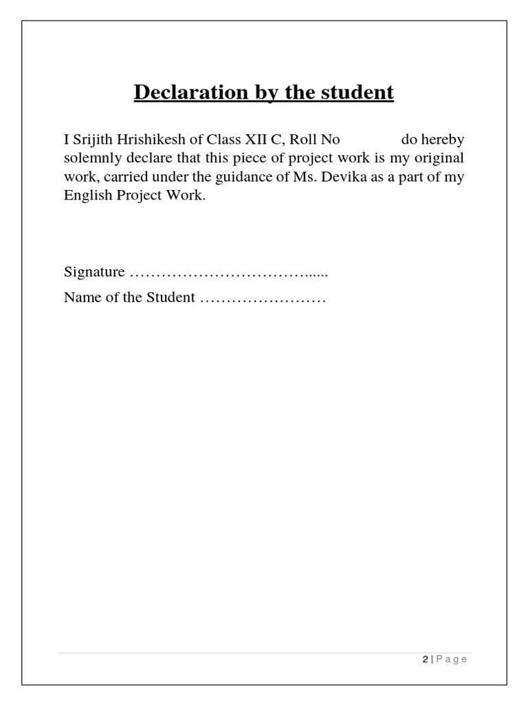 English Project Final | PDF