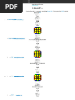 PLL Algorithm Rubik's Cube | PDF | Volume | Recreational Mathematics