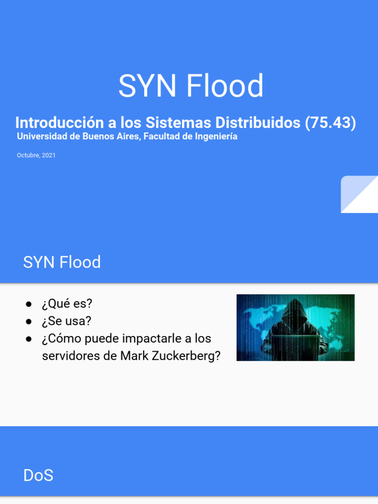 03 - TRANSPORT - SYN Flood | PDF