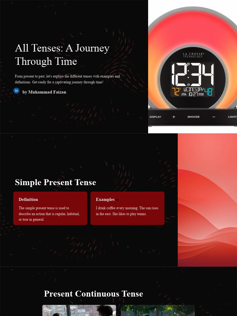 All Tenses A Journey Through Time | PDF