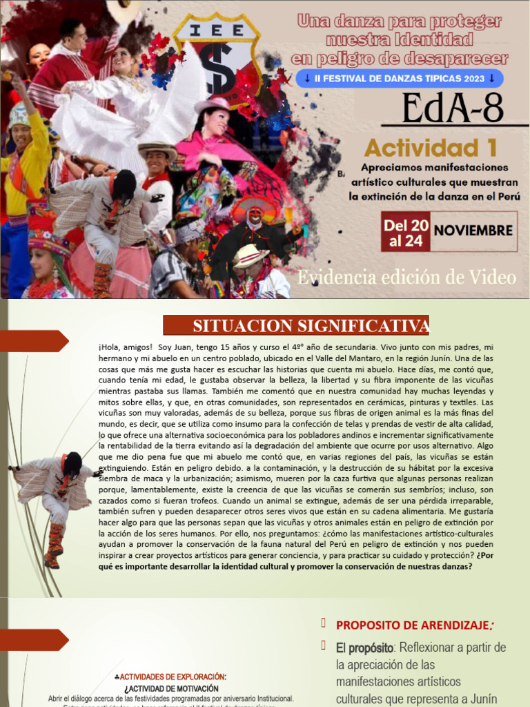 EdA-8 aCT-1 (Danza) | PDF | Bailes | Especie en peligro