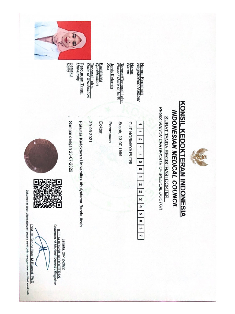 Konsil Kedokteran Indonesia | PDF