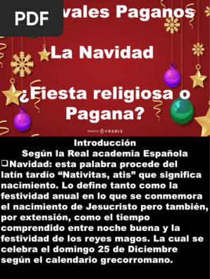 Navidad Pagana Del Paganismo Al Cristianismo: Cuáles Son Las