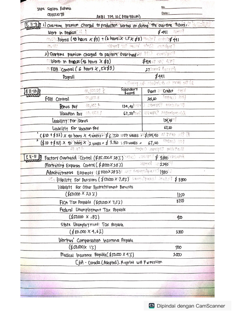 Safa Safina Rahma TM 10 (AKBI PRAK) | PDF