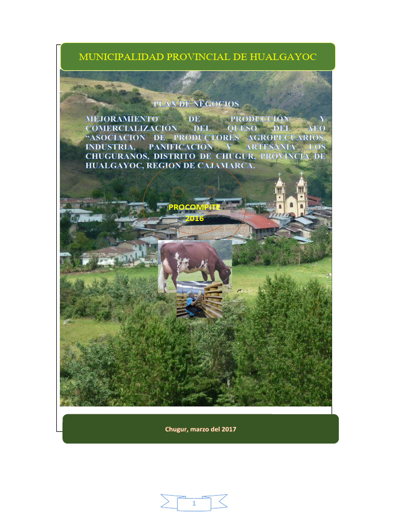 PNT DE CHUGUR actualizado | PDF | Leche | Queso