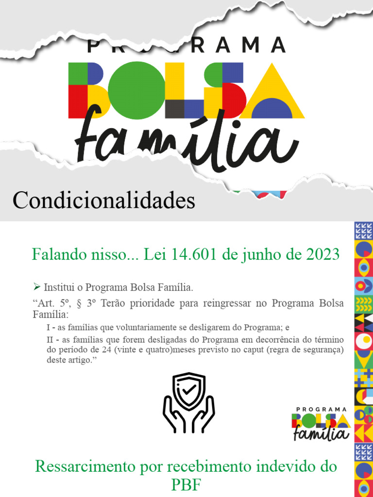 02 - Condicionalidades e Acompanhamento Das Condicionalidades | PDF