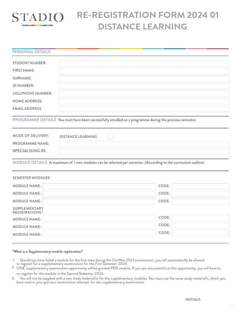 Re-Registration Guide for Students | PDF | Qualifications | Vocational ...