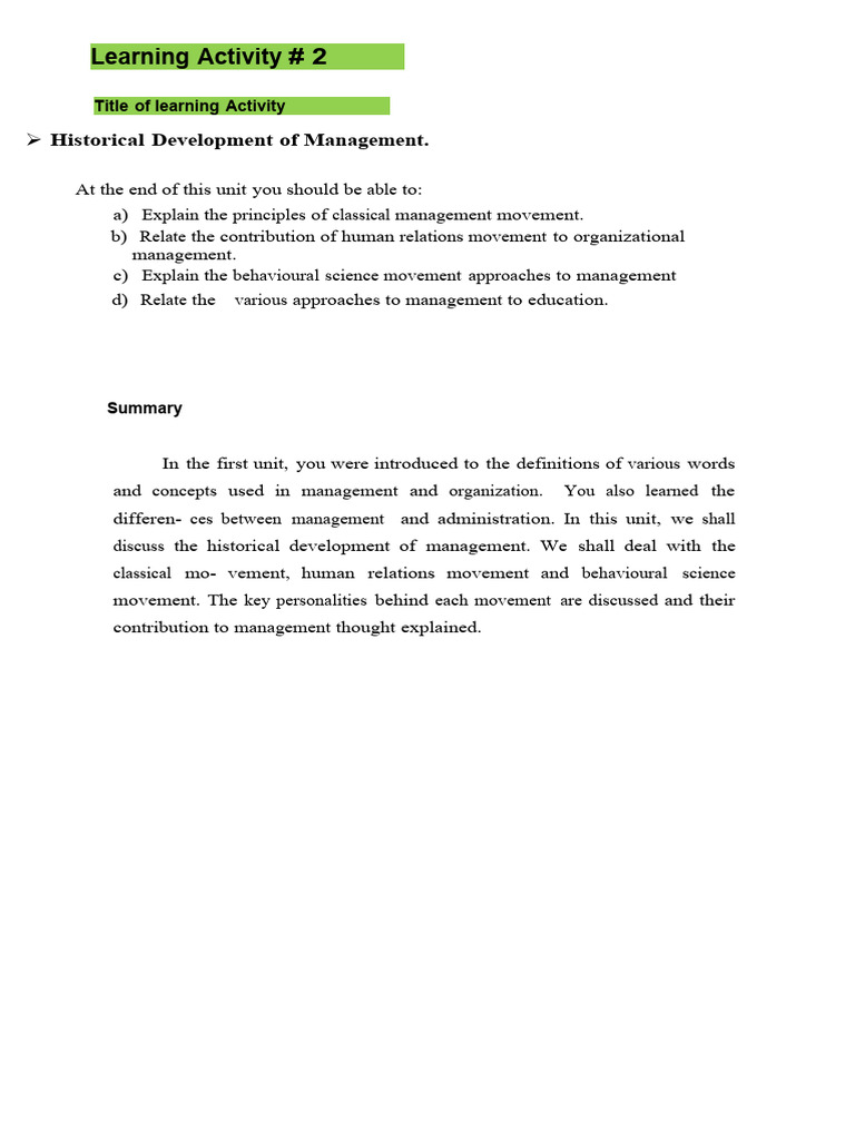 EDA202 Learning Activity #2 | PDF