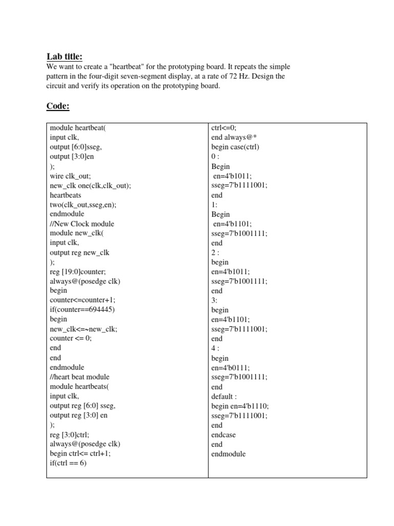 Lab 10 | PDF | Electronics | Electronic Engineering