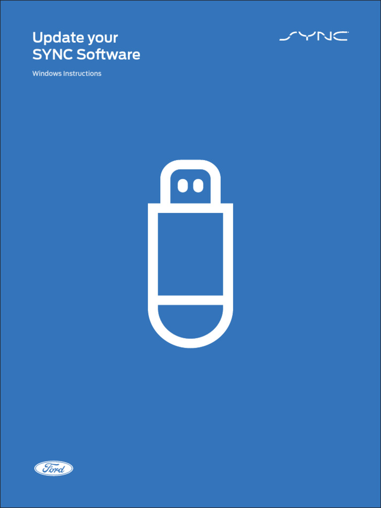 Update+Your+SYNC WIN v1 | PDF | Computer File | Usb Flash Drive