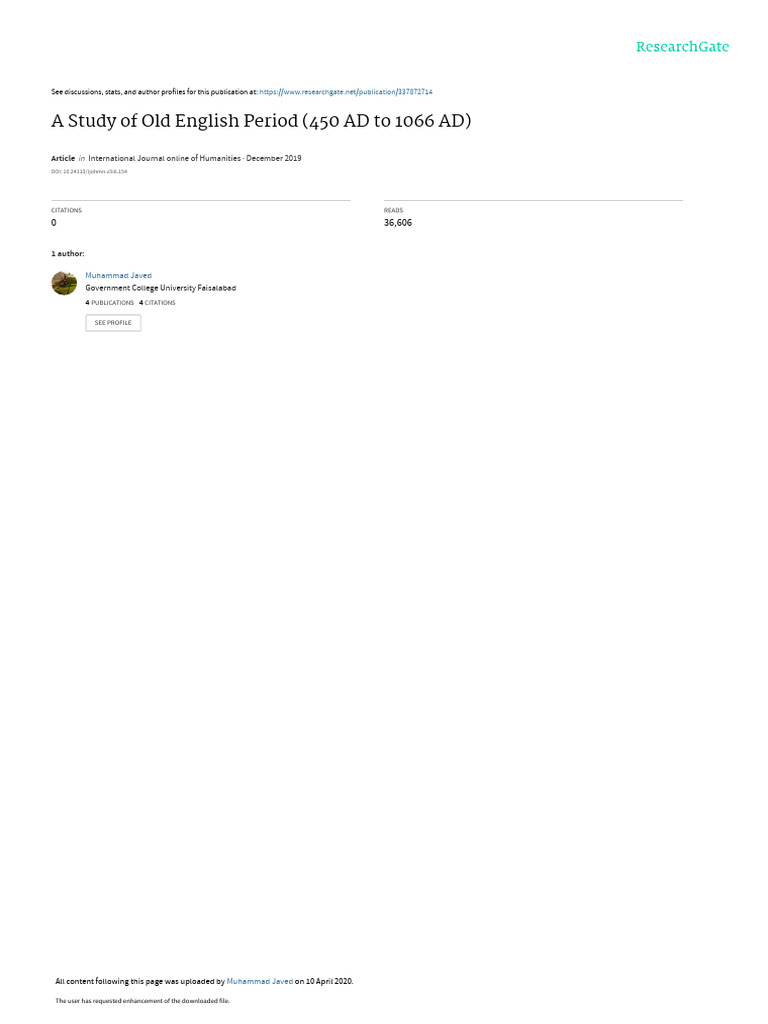 Anglo Saxon | PDF | Beowulf | Anglo Saxons