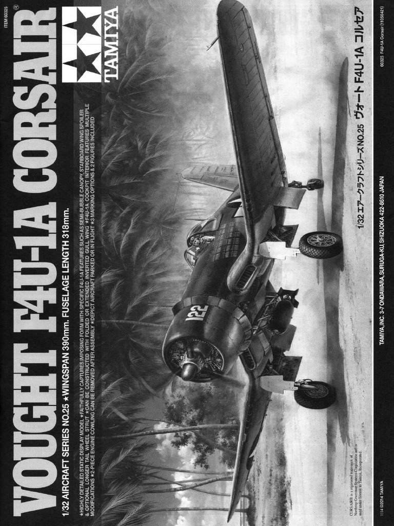 F4U-1A-Tamiya Instructions | PDF
