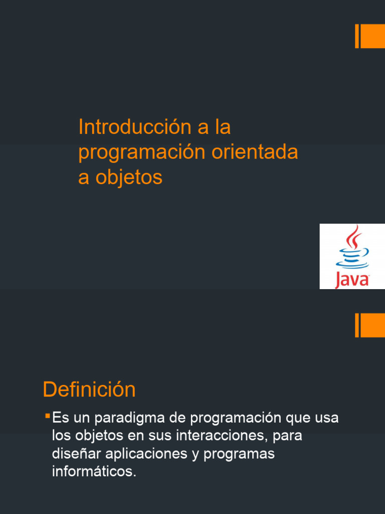 Introducción A La Programación Orientada A Objetos Pdf