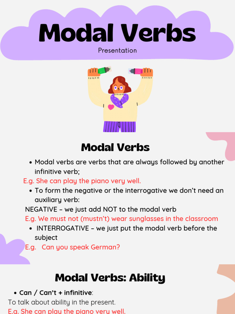 Modal Verbs Starter | PDF