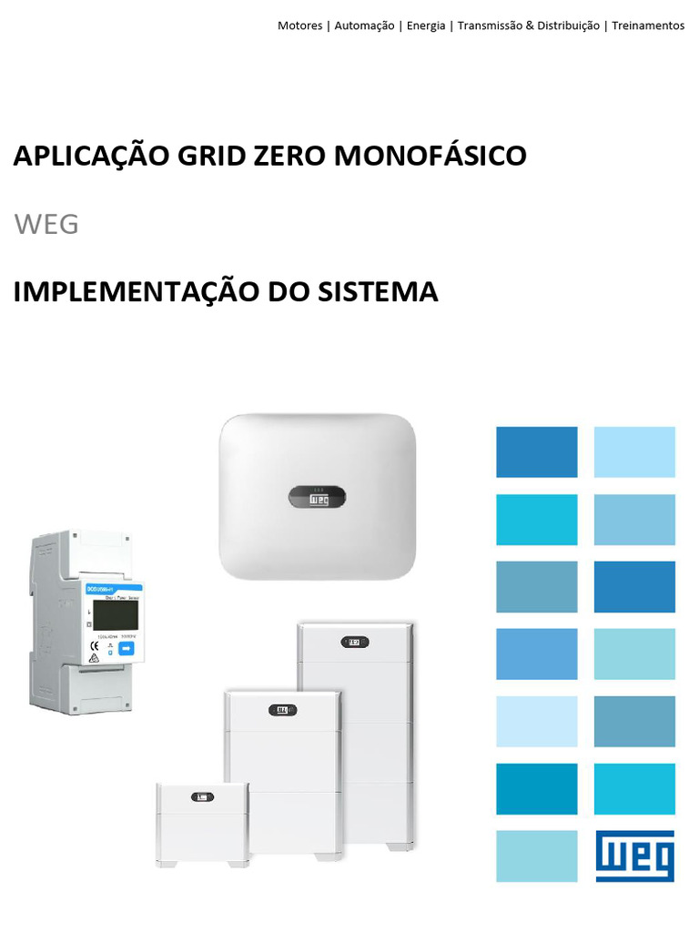 Guia de Aplicação GRID ZERO Monofásico Com Armazenamento | PDF | Rede ...