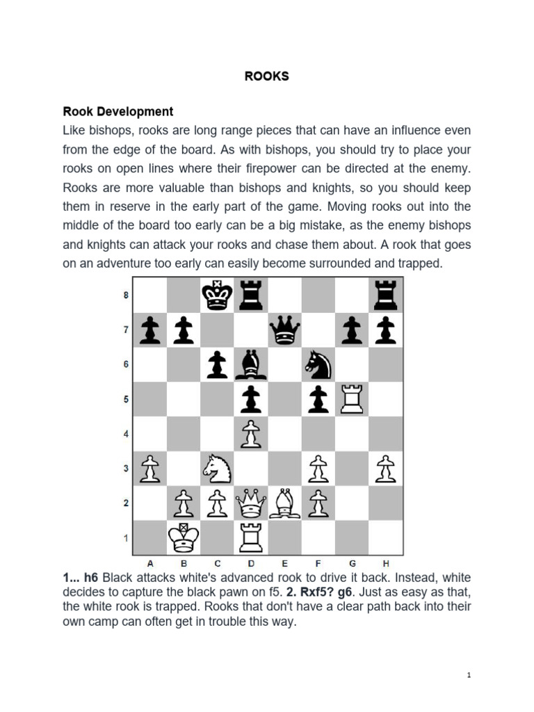 12 - Rook Development | PDF