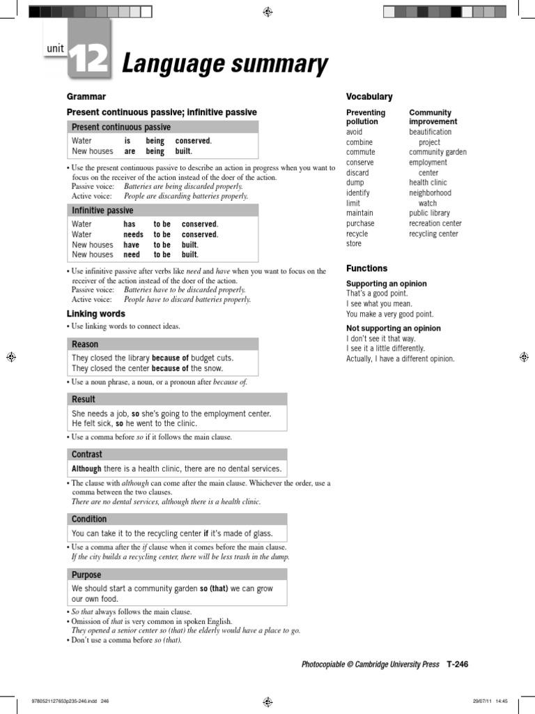 Level 4 Summary 12 | PDF | Language Mechanics | Linguistic Morphology