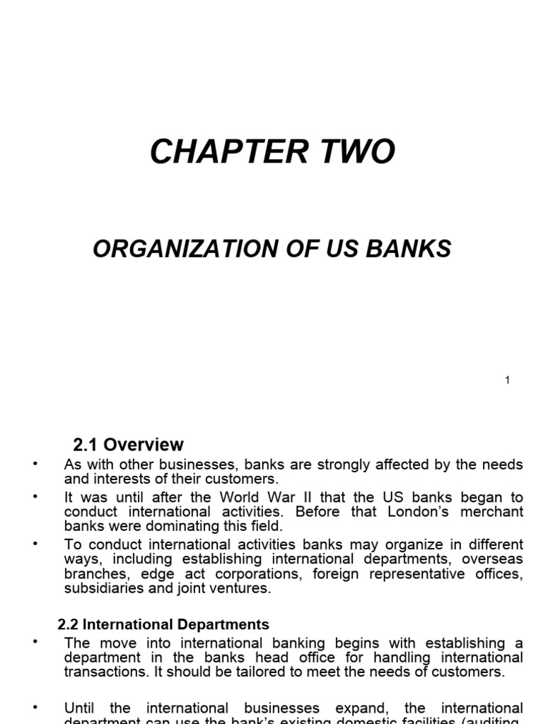 CHP 2 | PDF | Banks | Business