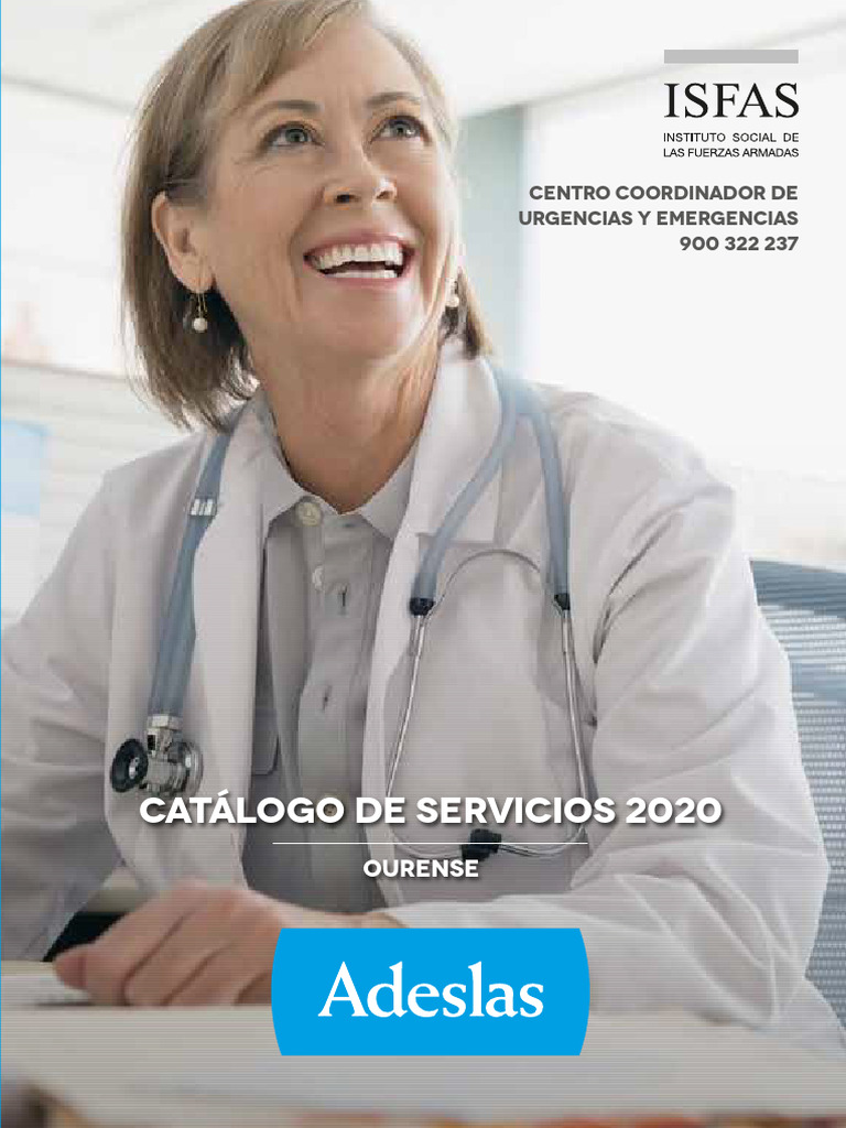 Cuadro Médico Adeslas ISFAS Ourense | Descargar gratis PDF | Medicina ...