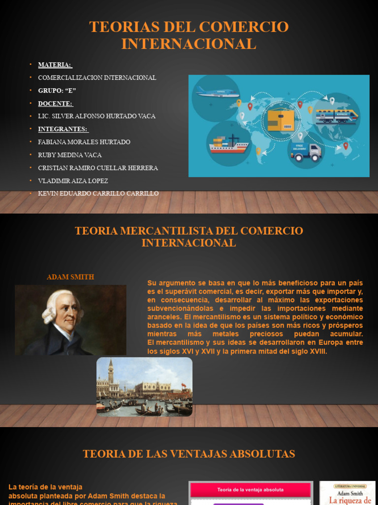 Teorias Del Comercio Internacional | PDF | Mercantilismo | Producto (Negocio)