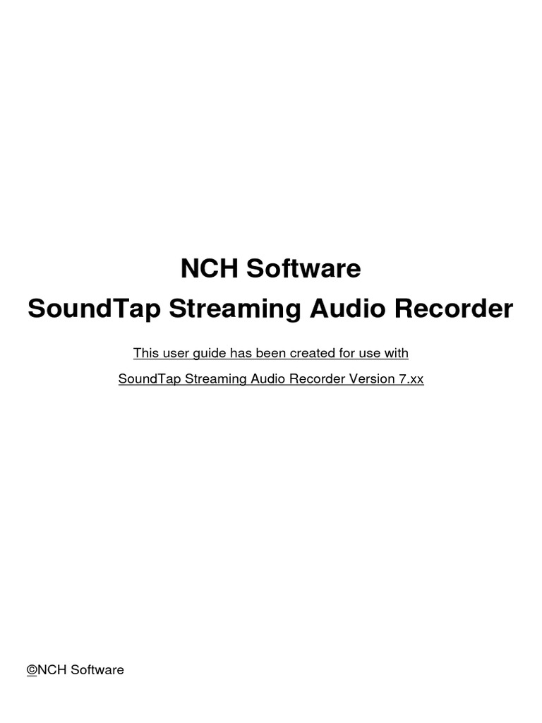 Manual de Soundtap | PDF