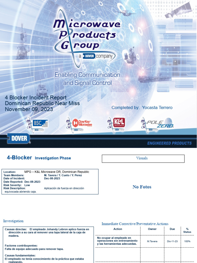 Near Miss MPG DR 1223 | PDF