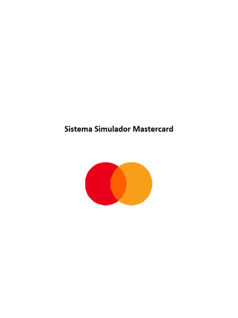 Sistema Simulador Mastercard | PDF | Tarjeta de crédito | Informática