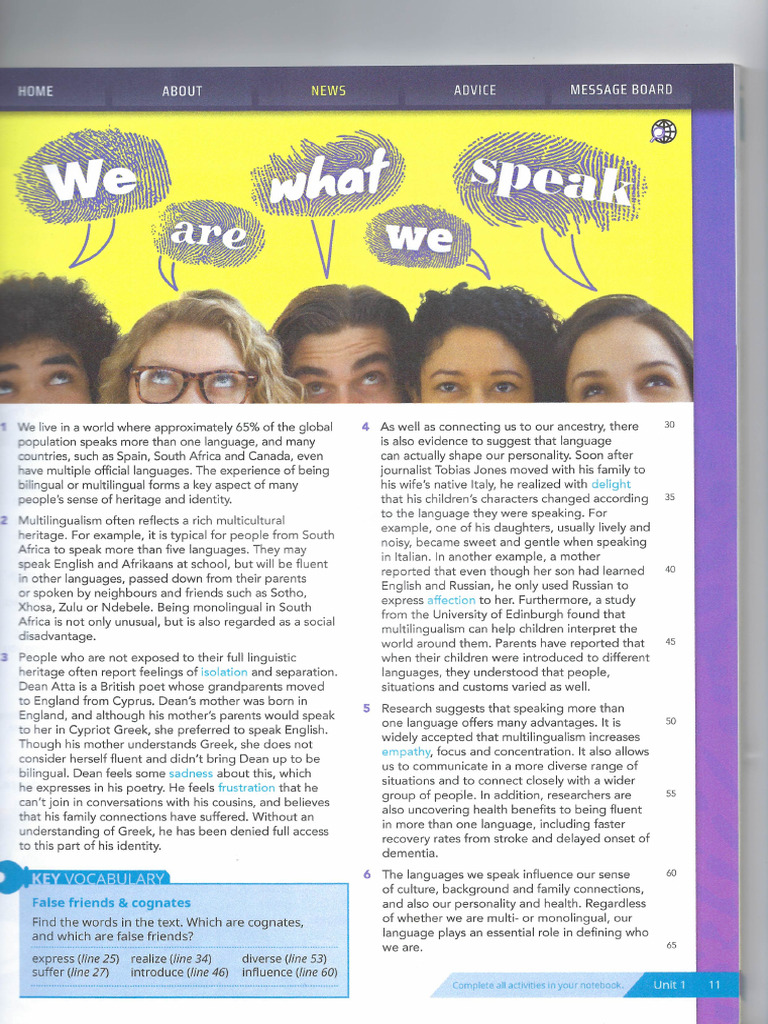 Unit 1 Reading | PDF